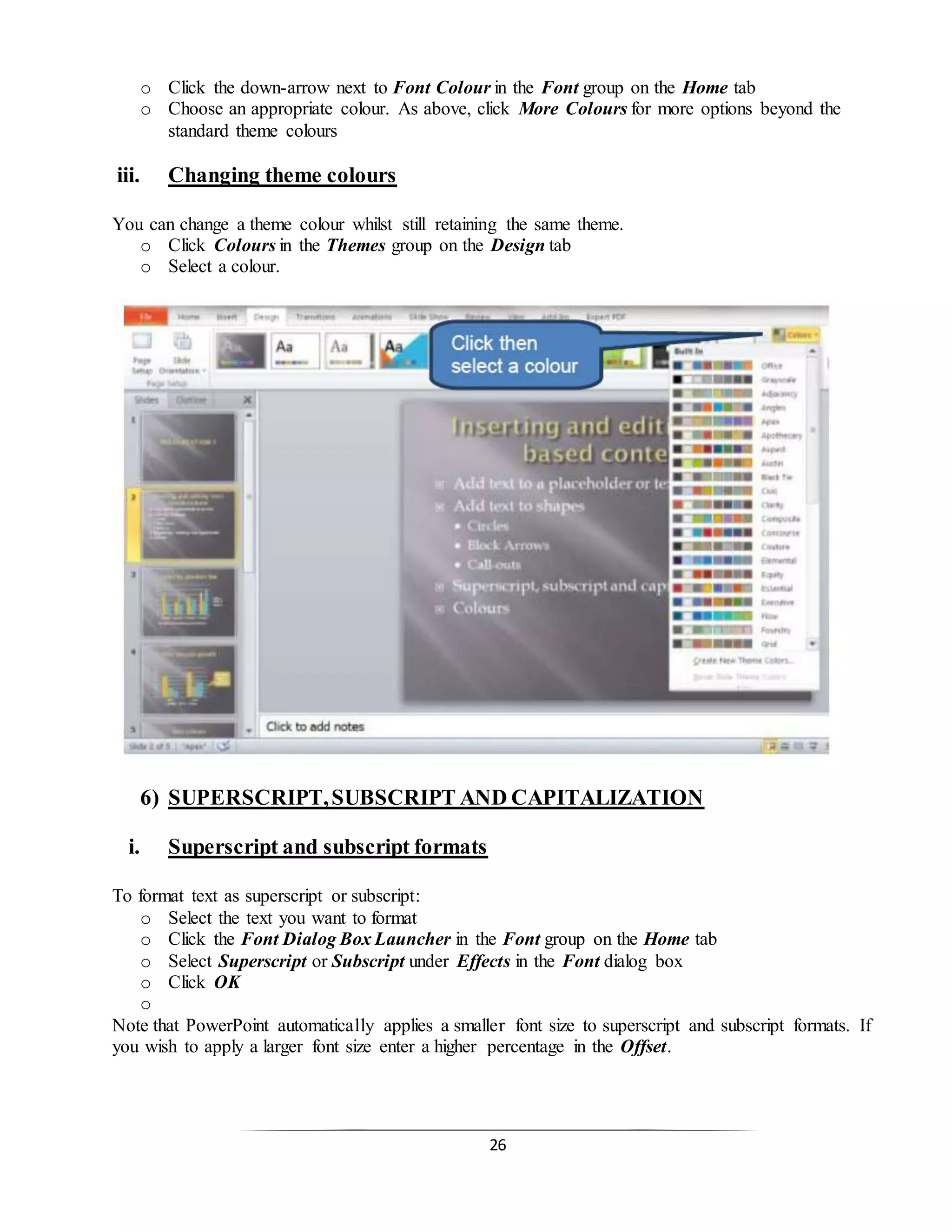 Step By Step Microsoft Power Point 2010 | DOCX