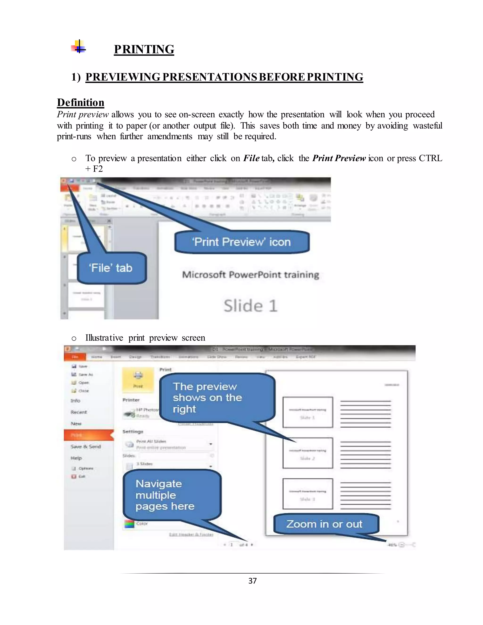 Step By Step Microsoft Power Point 2010 | DOCX