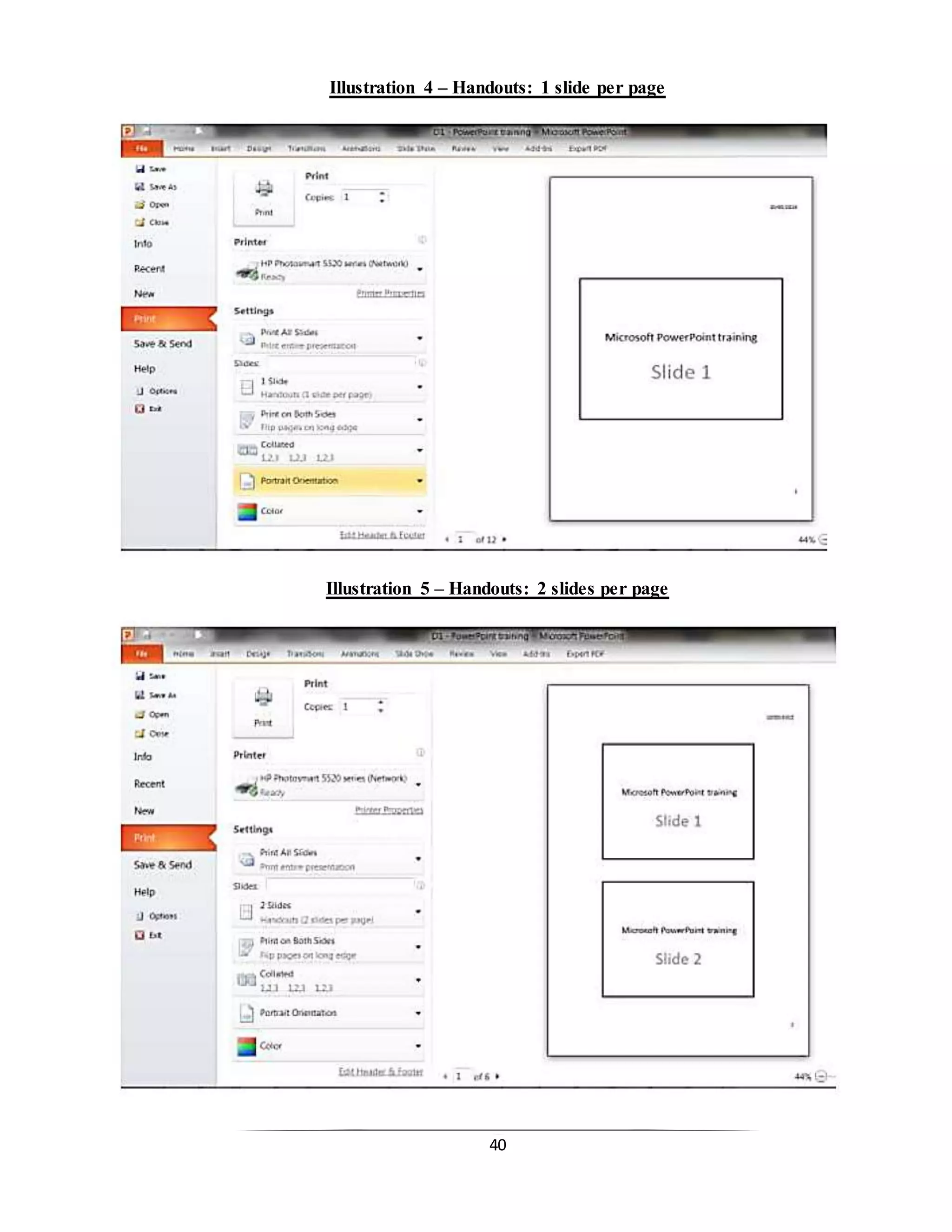 Step By Step Microsoft Power Point 2010 | DOCX