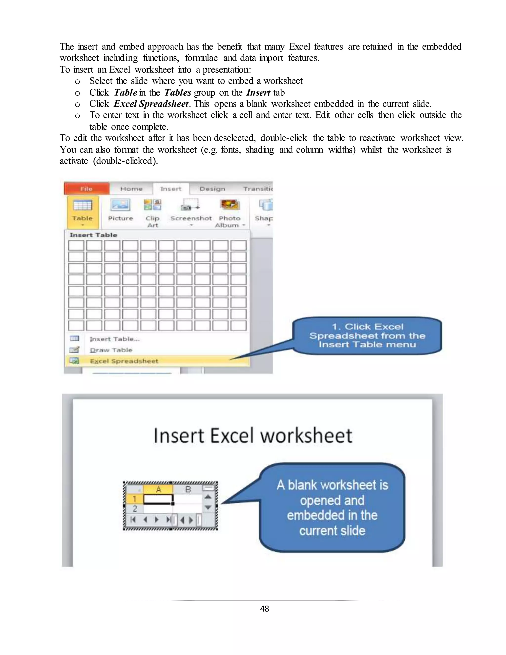 Step By Step Microsoft Power Point 2010 | DOCX