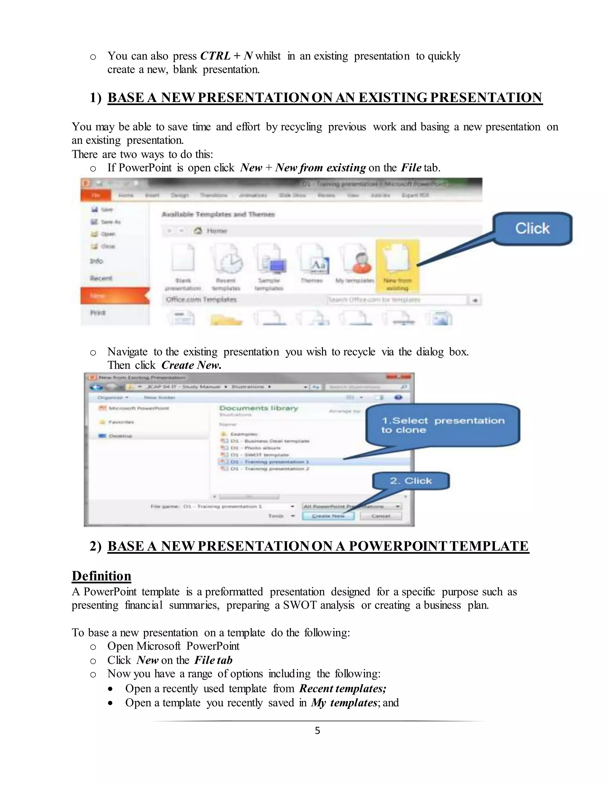 Step By Step Microsoft Power Point 2010 | DOCX