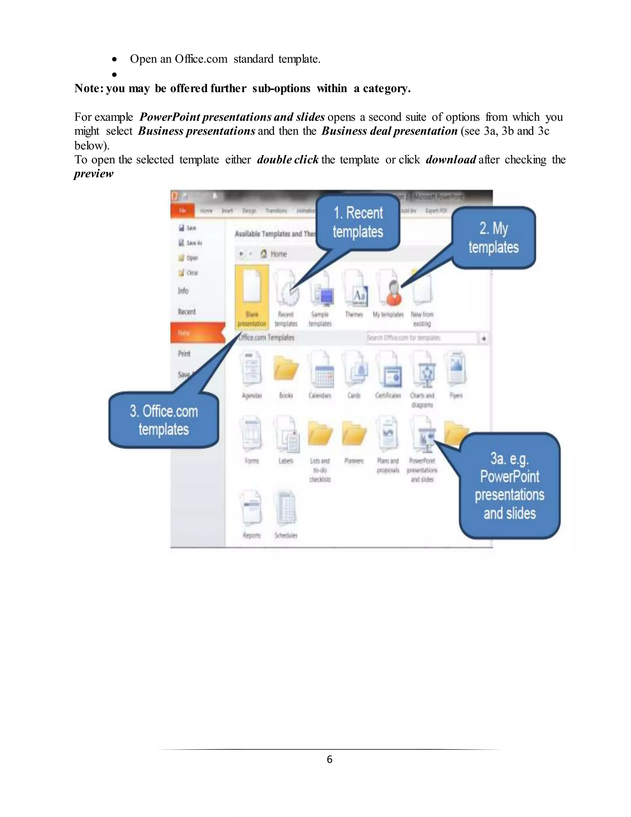 Step By Step Microsoft Power Point 2010 | DOCX