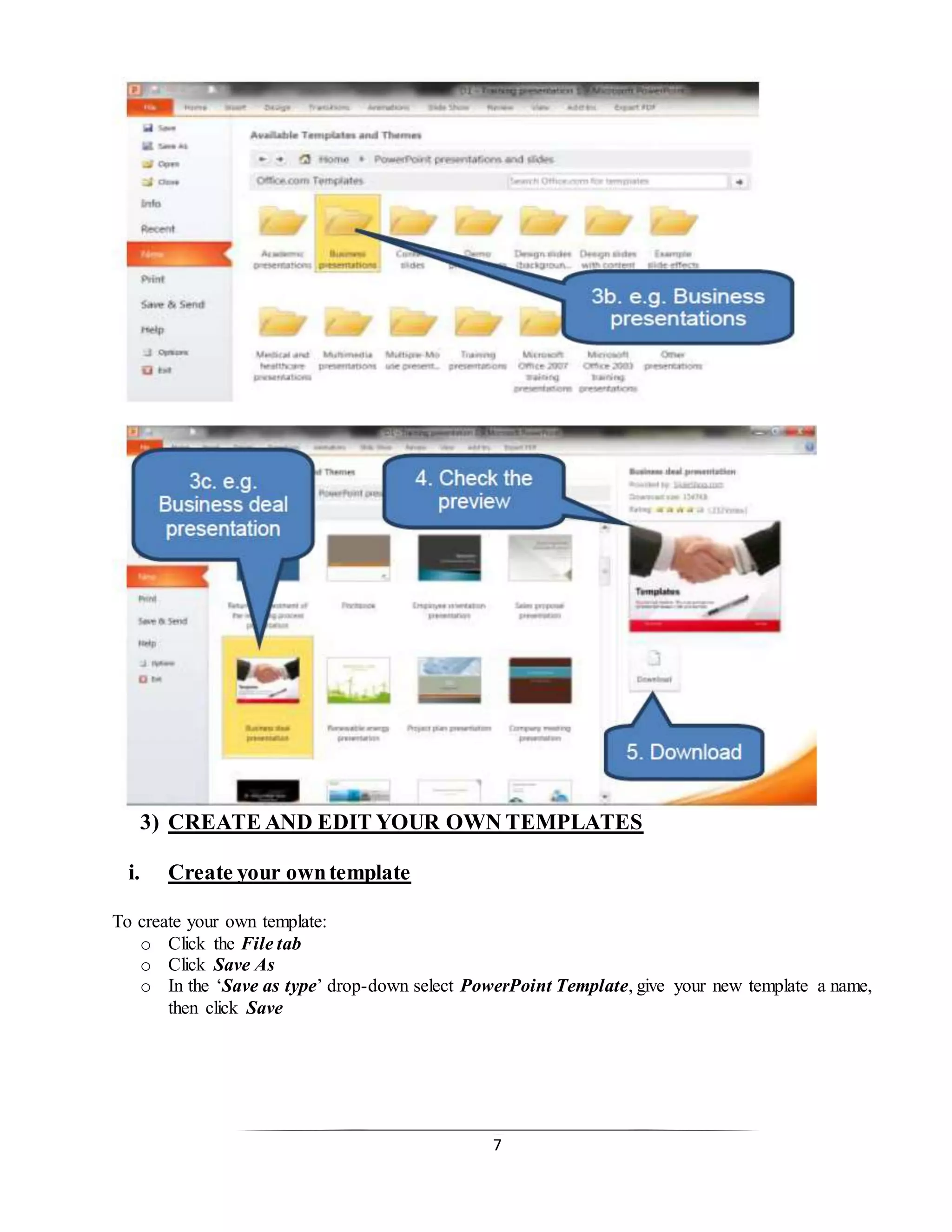 Step By Step Microsoft Power Point 2010 | DOCX