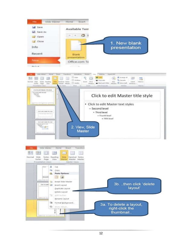Step By Step Microsoft Power Point 2010 | DOCX