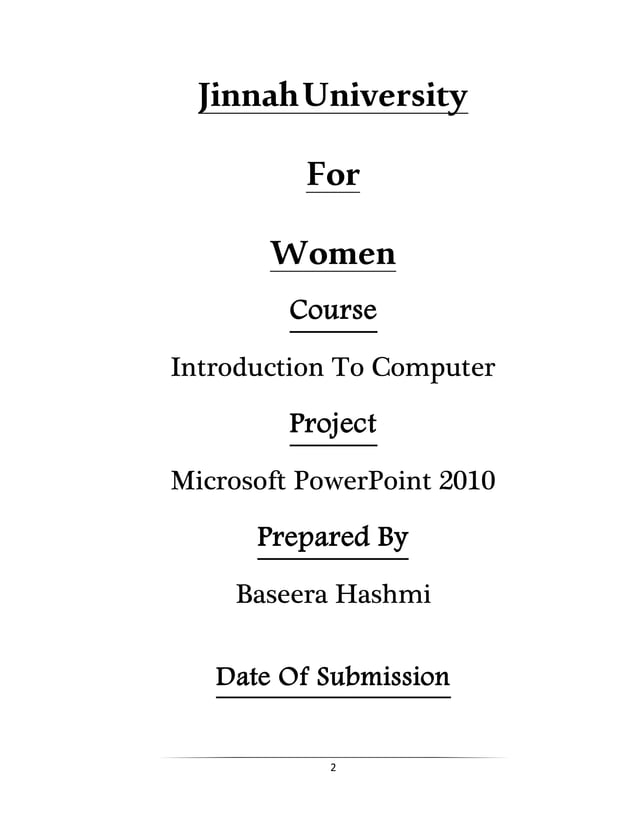 Step By Step Microsoft Power Point 2010 | DOCX