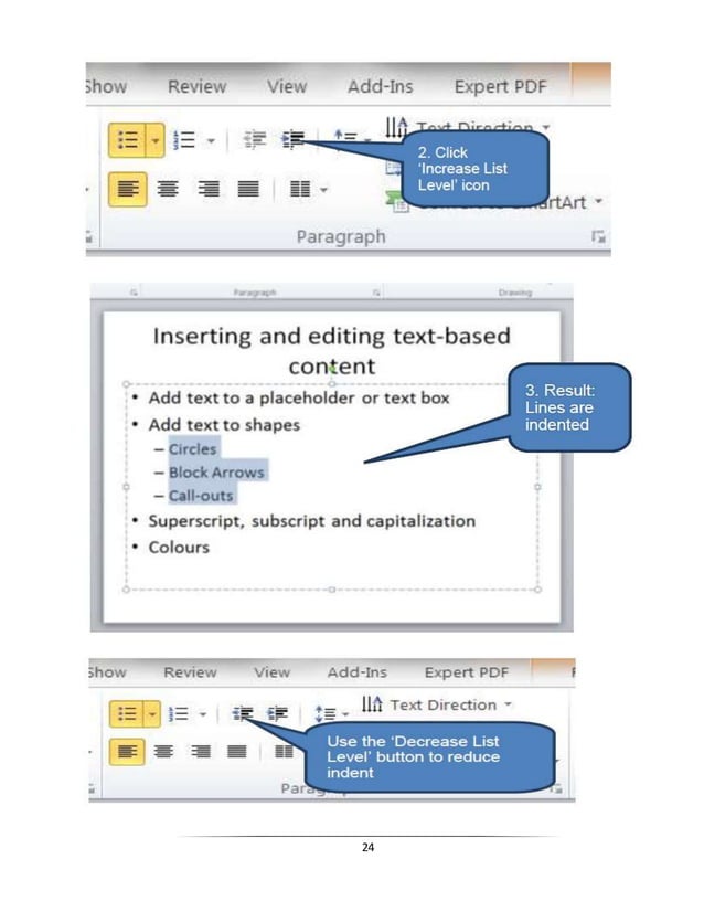 Step By Step Microsoft Power Point 2010 | DOCX