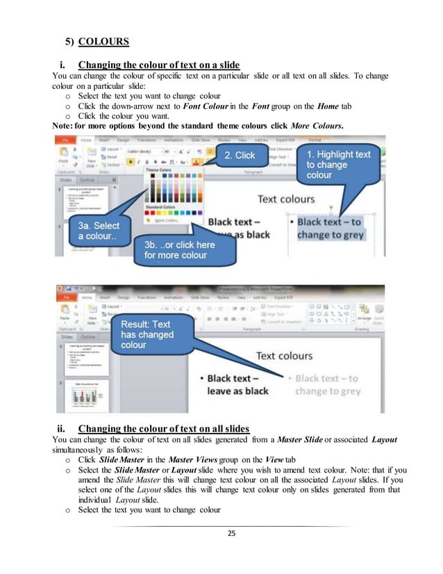 Step By Step Microsoft Power Point 2010 | DOCX
