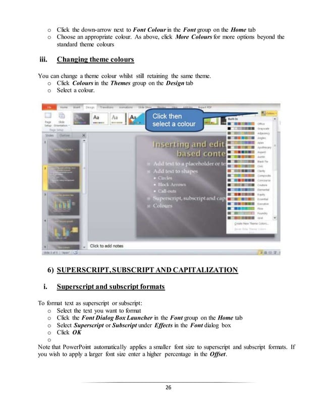 Step By Step Microsoft Power Point 2010 | DOCX