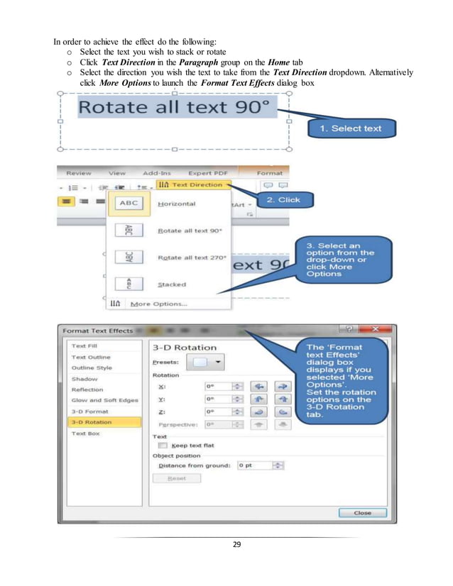 Step By Step Microsoft Power Point 2010 | DOCX
