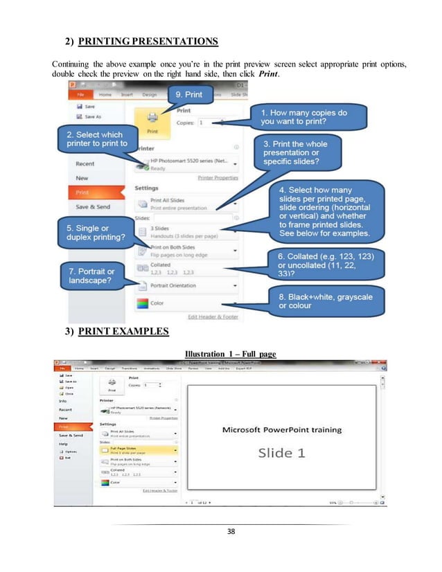 Step By Step Microsoft Power Point 2010 | DOCX