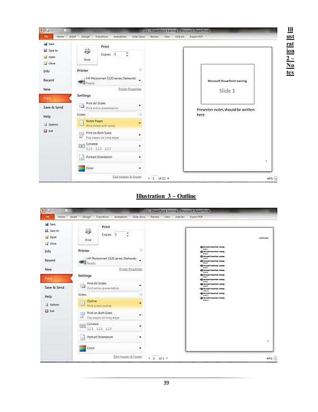 Step By Step Microsoft Power Point 2010 | DOCX
