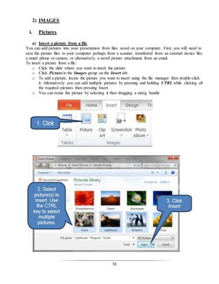 Step By Step Microsoft Power Point 2010 | DOCX