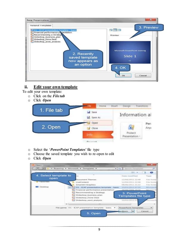 Step By Step Microsoft Power Point 2010 | DOCX