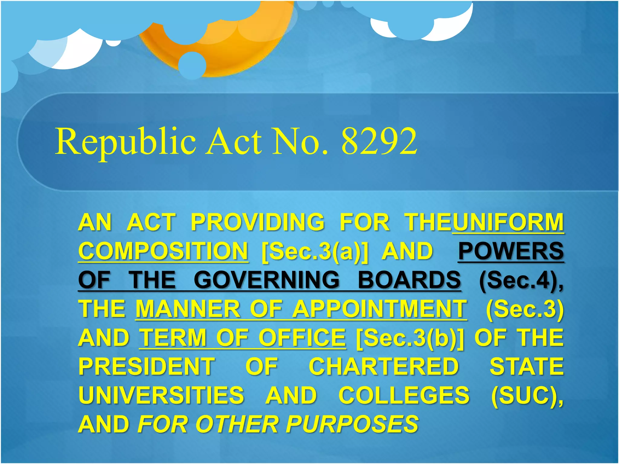 RA.8292 or HEMA of 1997 | PPTX