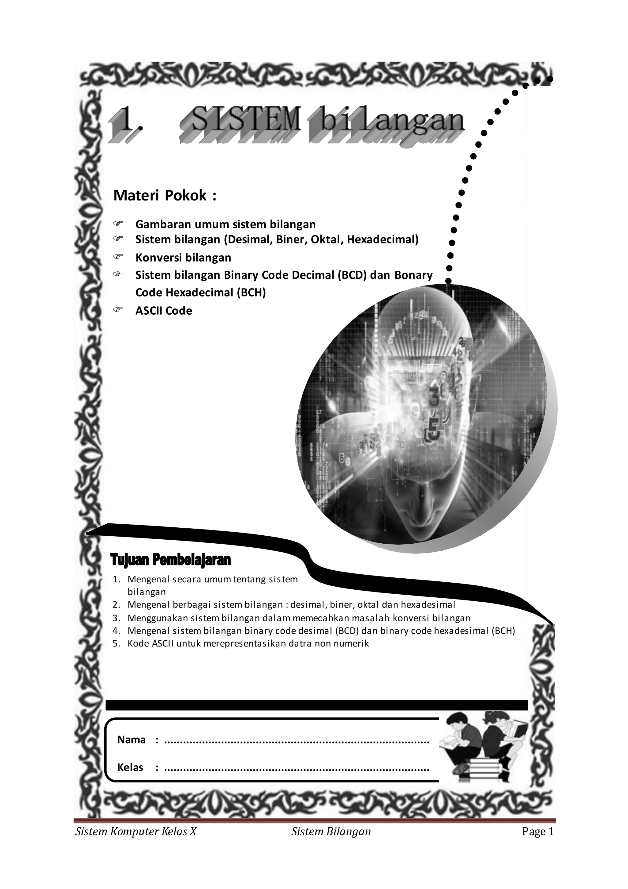 Sistem Bilangan (modul 1) | DOCX