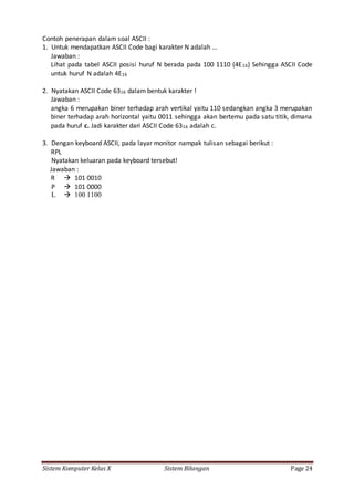 Sistem Bilangan (modul 1) | DOCX