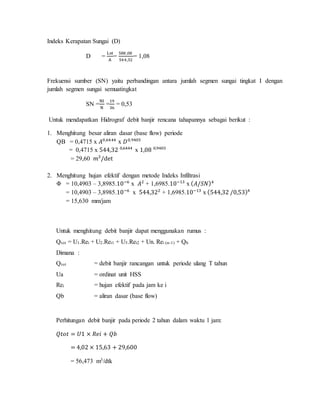 3.8 perhitungan debit rencana | DOCX
