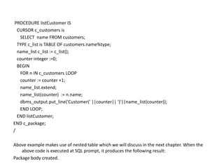 PL/SQL TRIGGERS | PPT