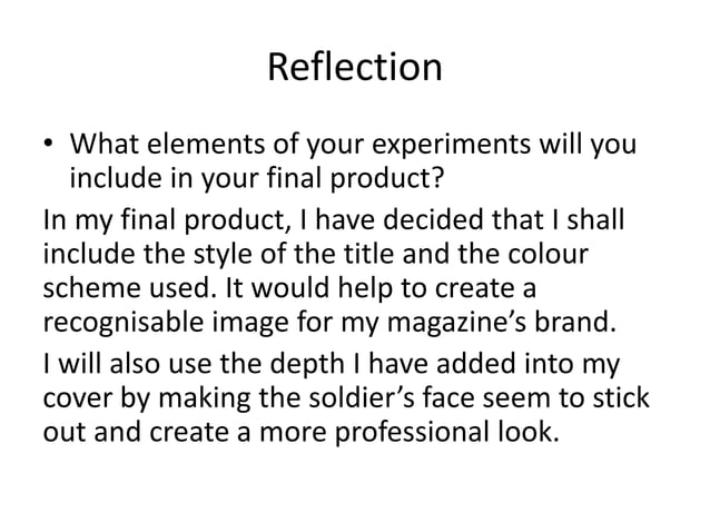 3. fmp production experiments | PPTX | Desktop Publishing | Computer Software and Applications