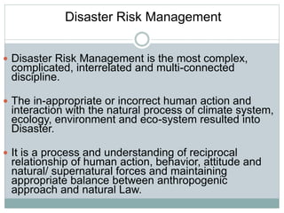 2. Disaster risk and emergency management | PPTX