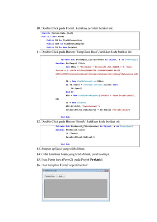 Cara Akses Database Menggunakan ADO.NET