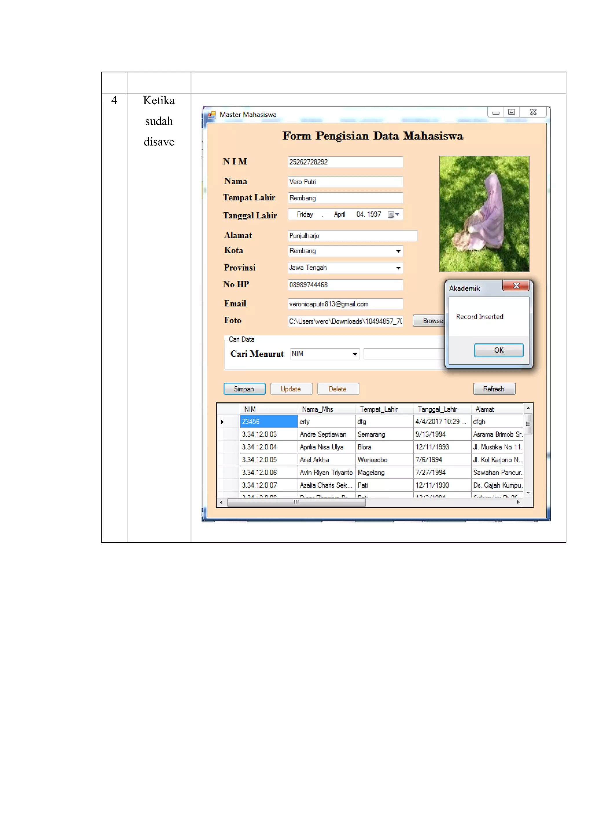 INSERT DATA WITH ADO.NET TECHNOLOGY | PDF