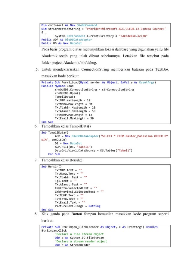 INSERT DATA WITH ADO.NET TECHNOLOGY | PDF