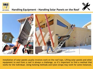 3.2 handling solar panels on the roof | PPTX