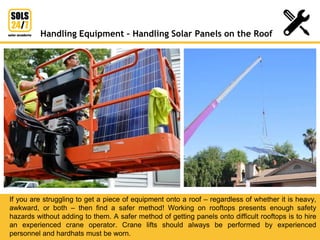 3.2 handling solar panels on the roof | PPTX