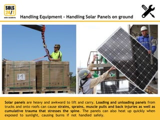 3.1 handling solar panels on the ground | PPT