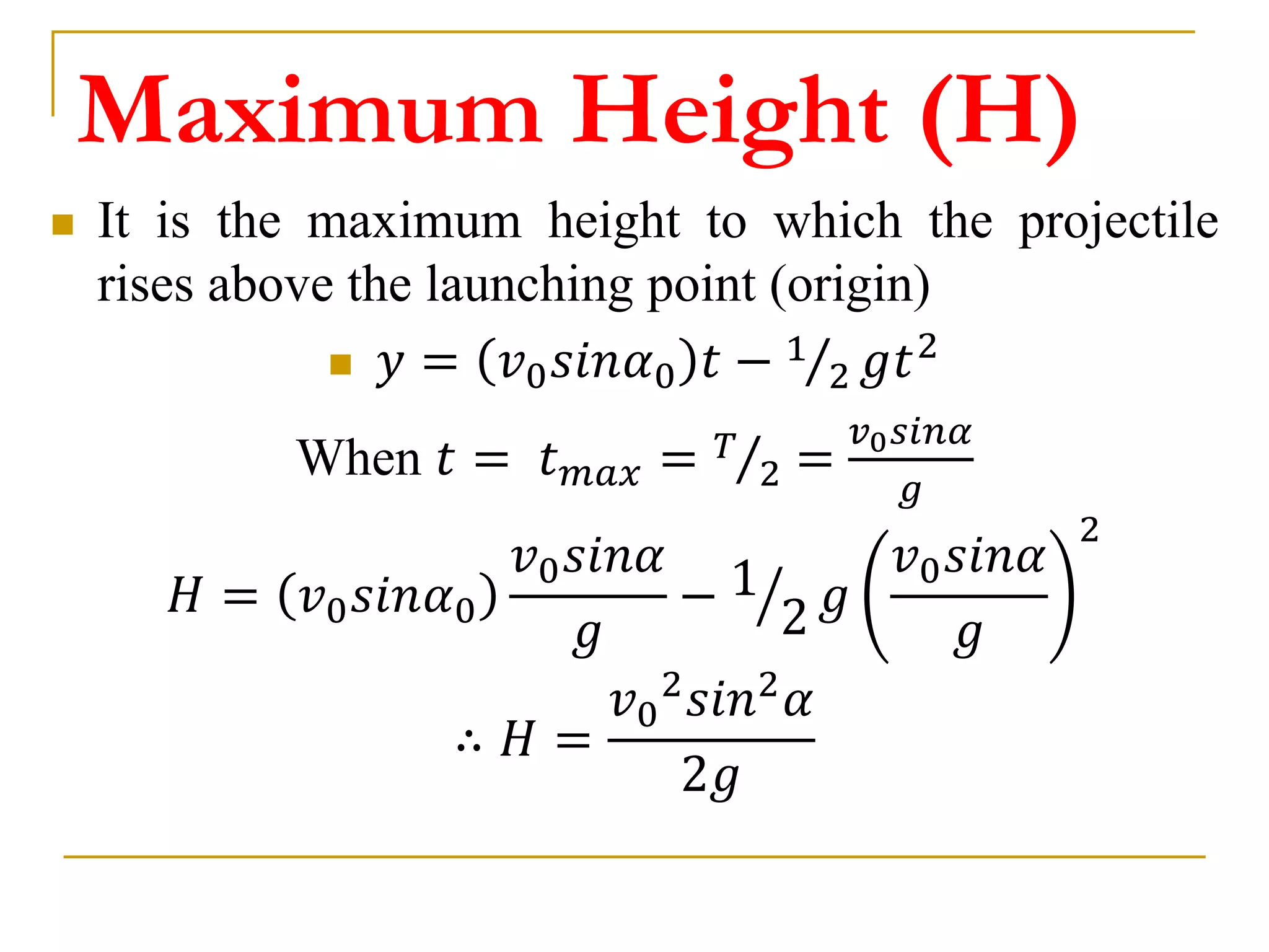 Projectile Motion | PPTX