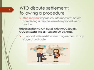 WTO trade dispute settlement: starting from the key points | PPT