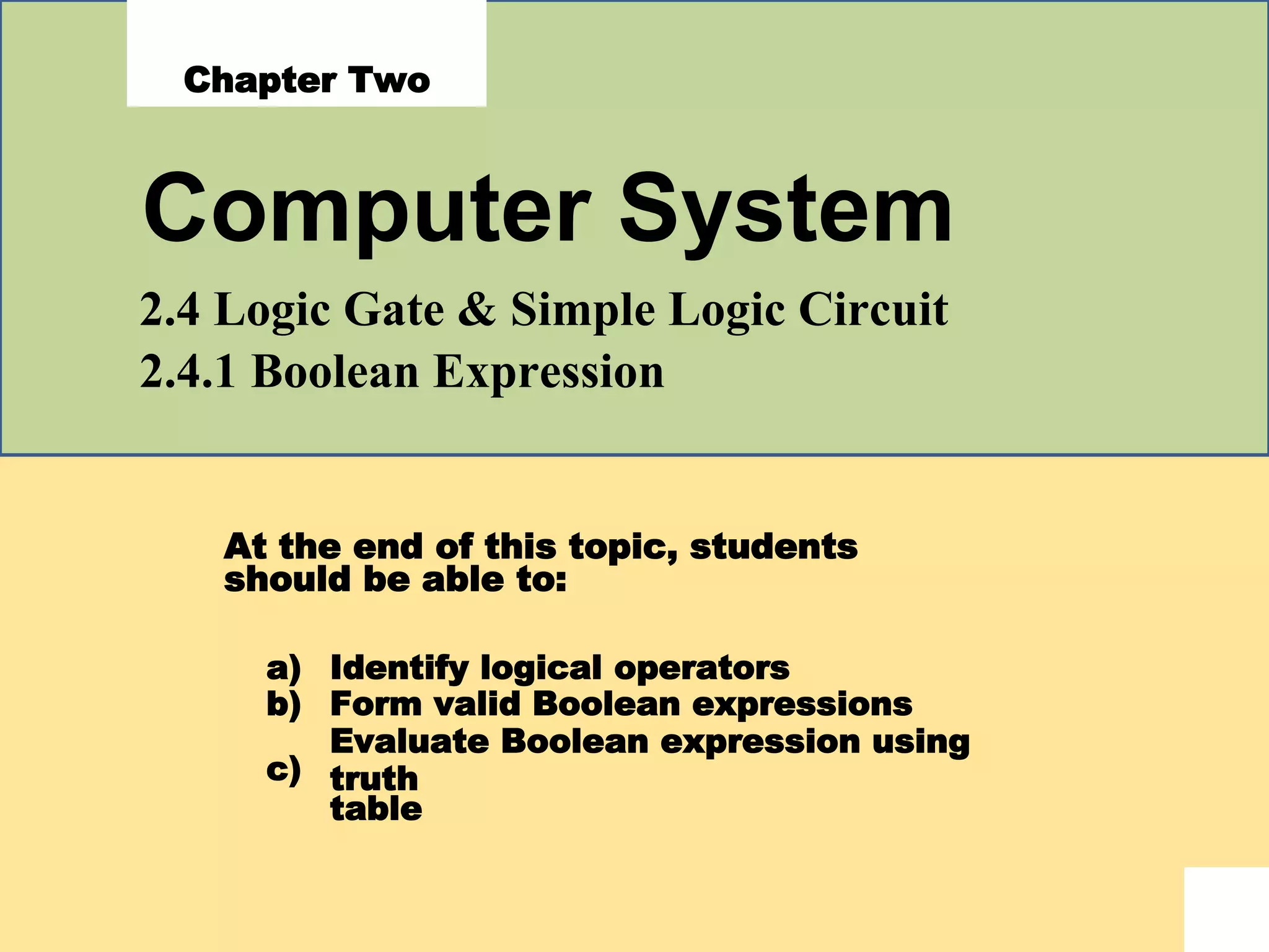 PST SC015 Chapter 2 Computer System (III) 2017/2018 | PPT