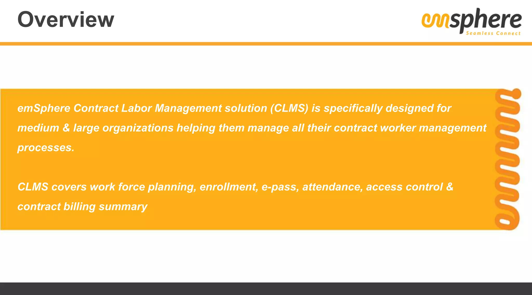 emContract : Contract Labour Management | PPTX