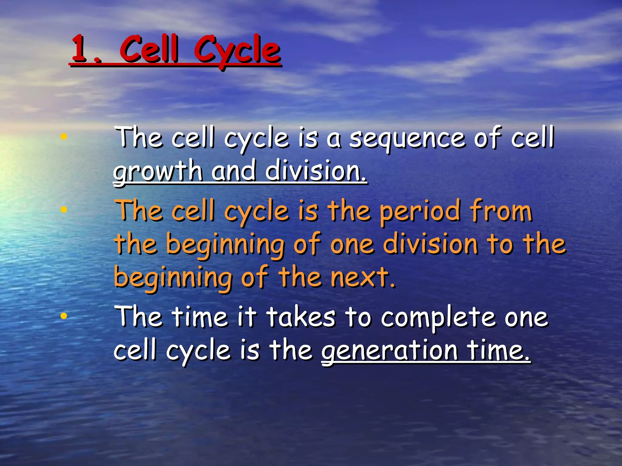 Reproduction at the Cellular level | PPT