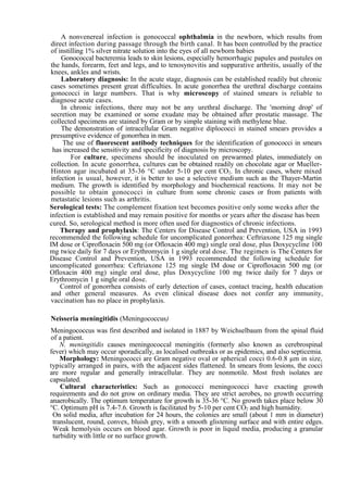 Gram-Negative cocci. Neisseria. Gonococcal & Meningococcal infections | DOC