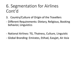 Airline Marketing 3. the airline markets | PPTX