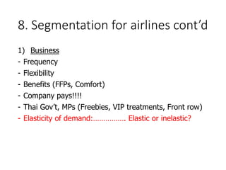 Airline Marketing 3. the airline markets | PPTX