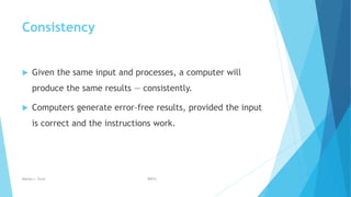 3. advantages and disadvantages of using computers | PPTX