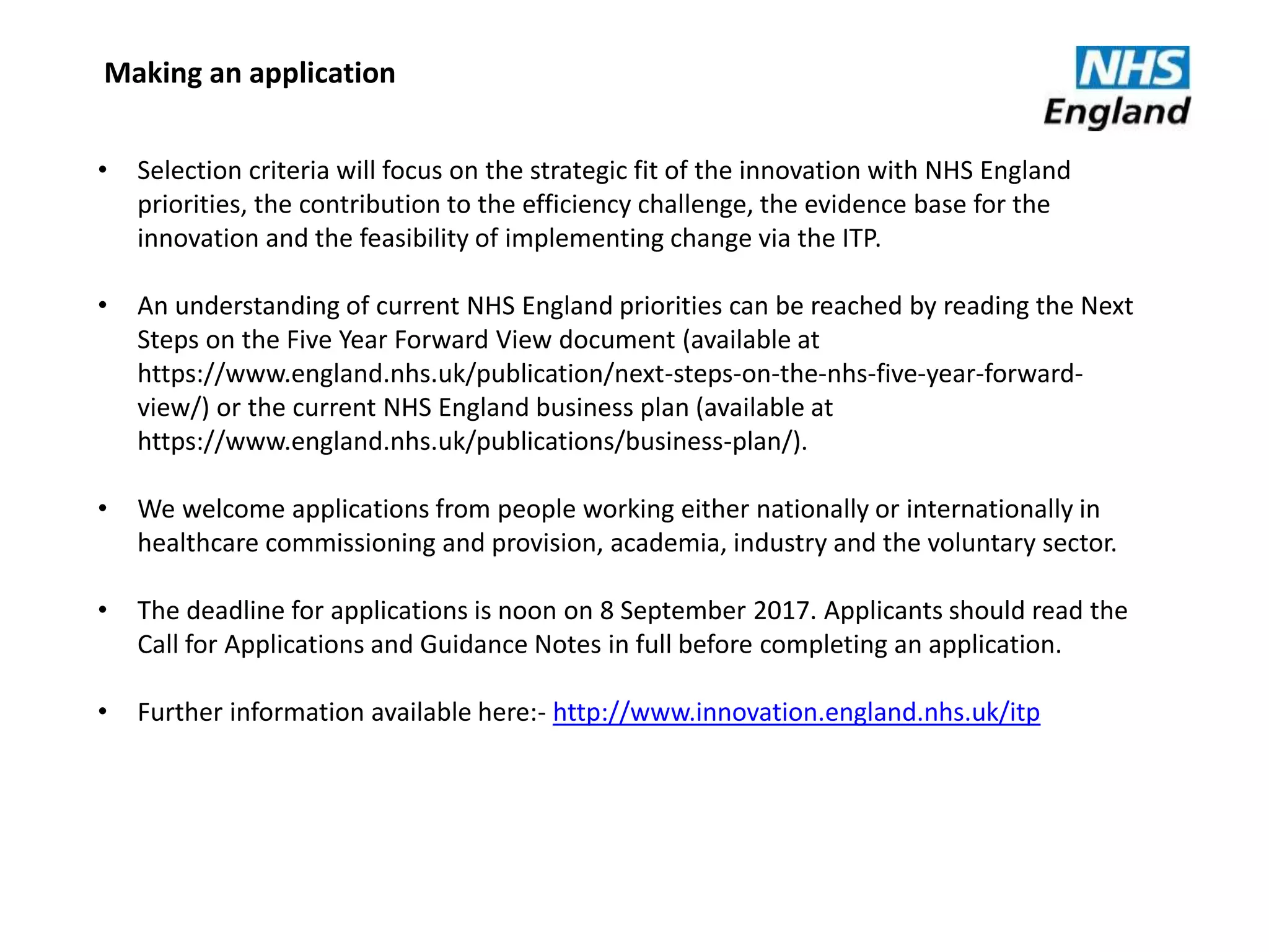 Rob Chester, NHS England | PPT