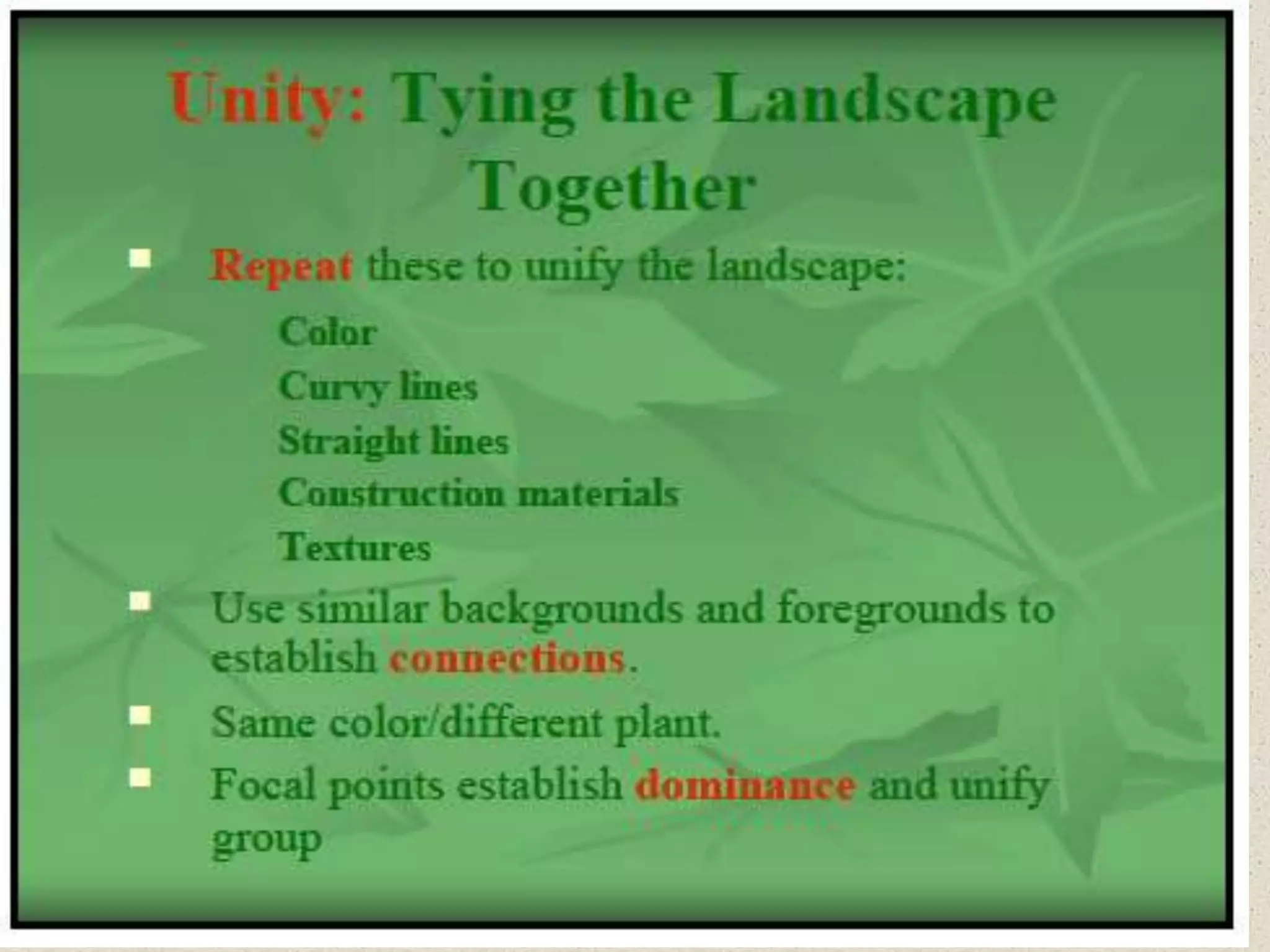 Principles of Landscape Design | PPTX | Gardening | Home & Garden