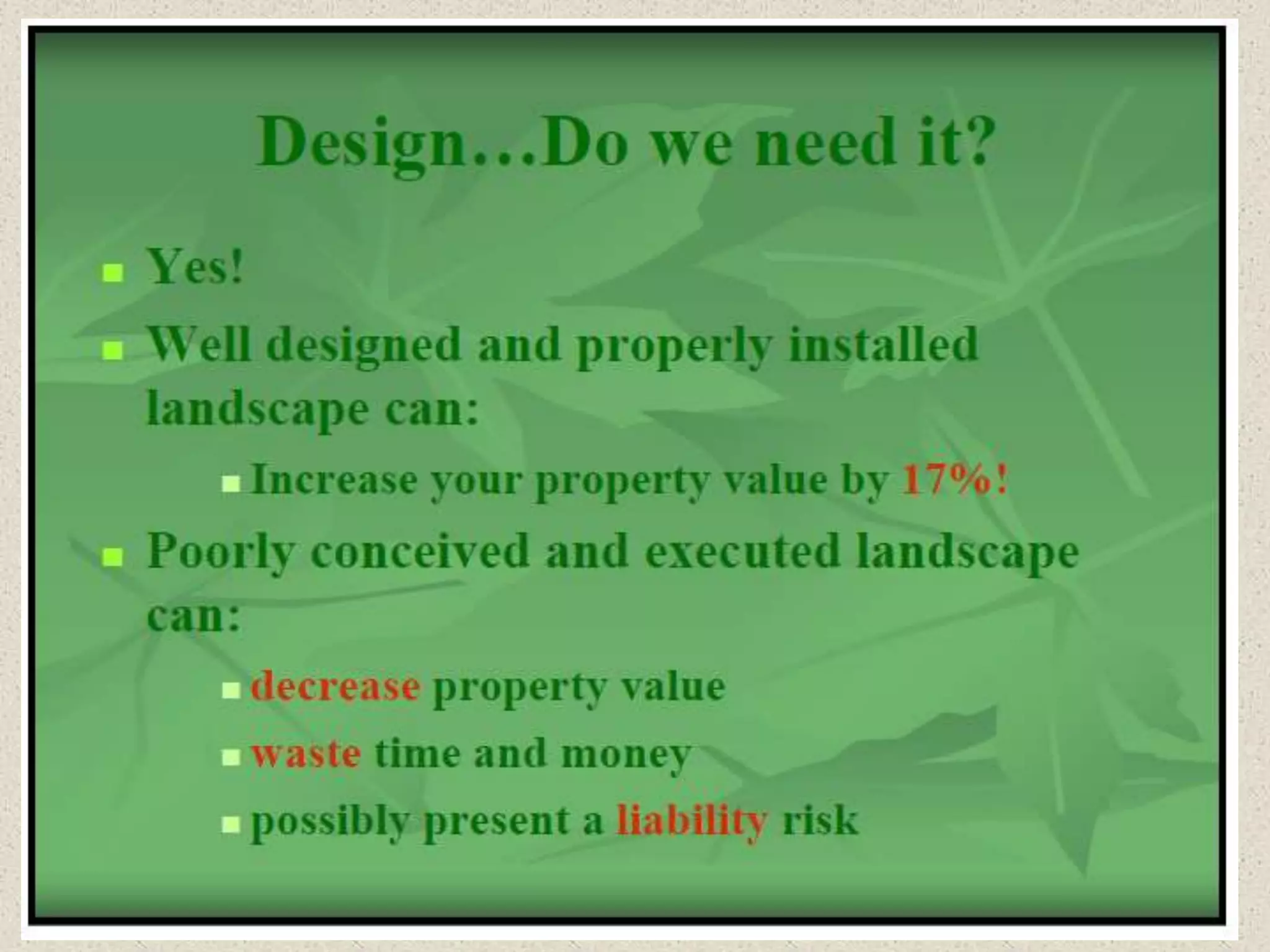 Principles of Landscape Design | PPTX