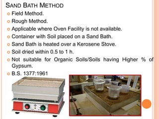 Index Properties of Soil Part I | PPTX