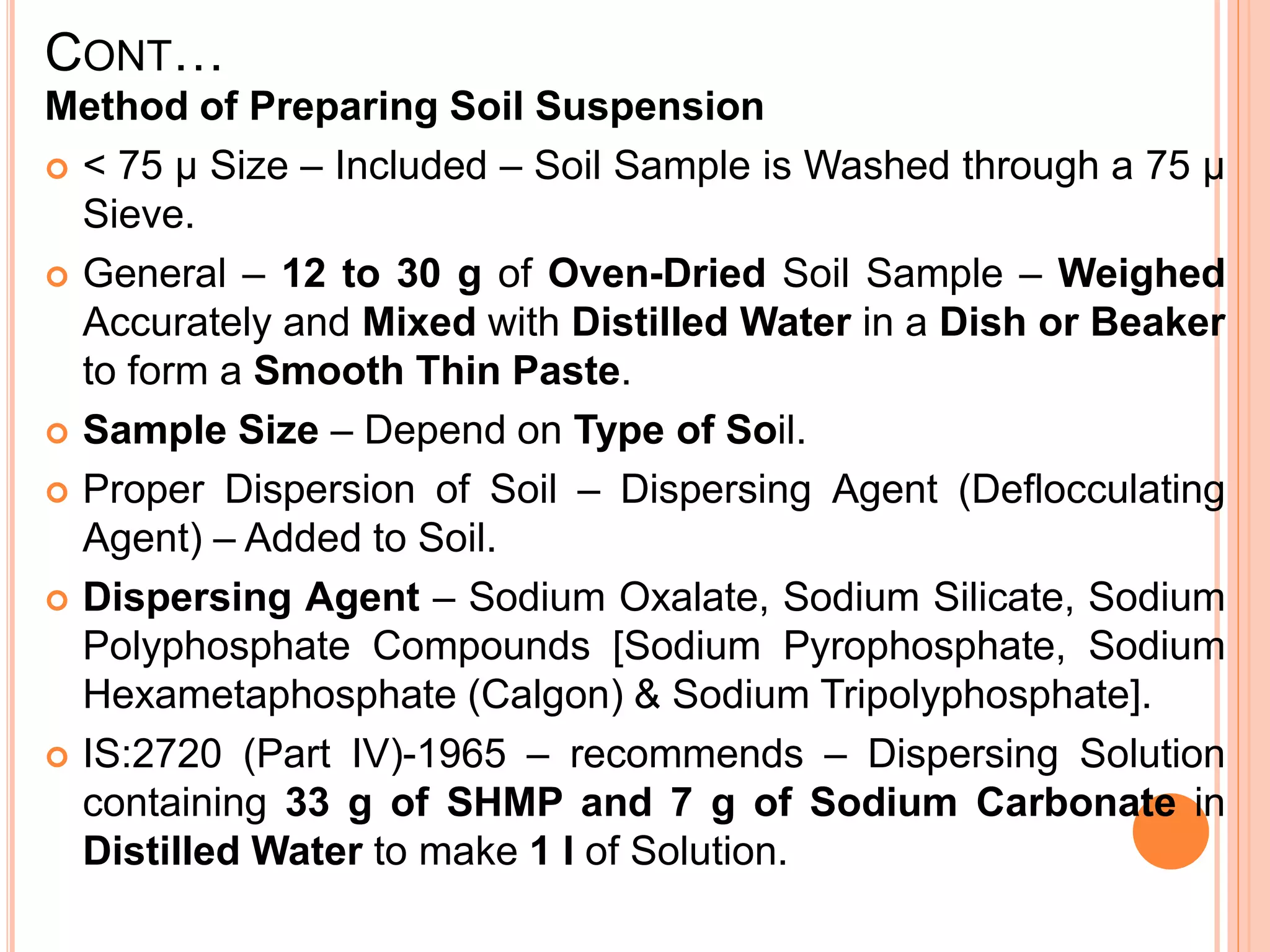 Index Properties of Soil Part II | PPTX