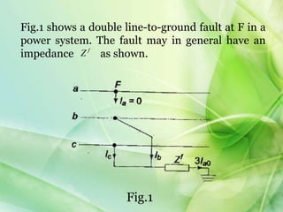 Double Line To Ground Fault Analysis | PPTX