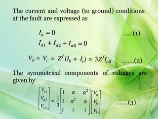 Double Line To Ground Fault Analysis | PPTX