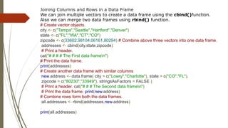 3. R- list and data frame | PPTX