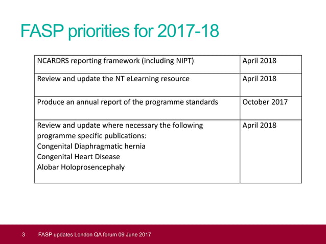 3. Fetal anomaly screening programmes update | PPT