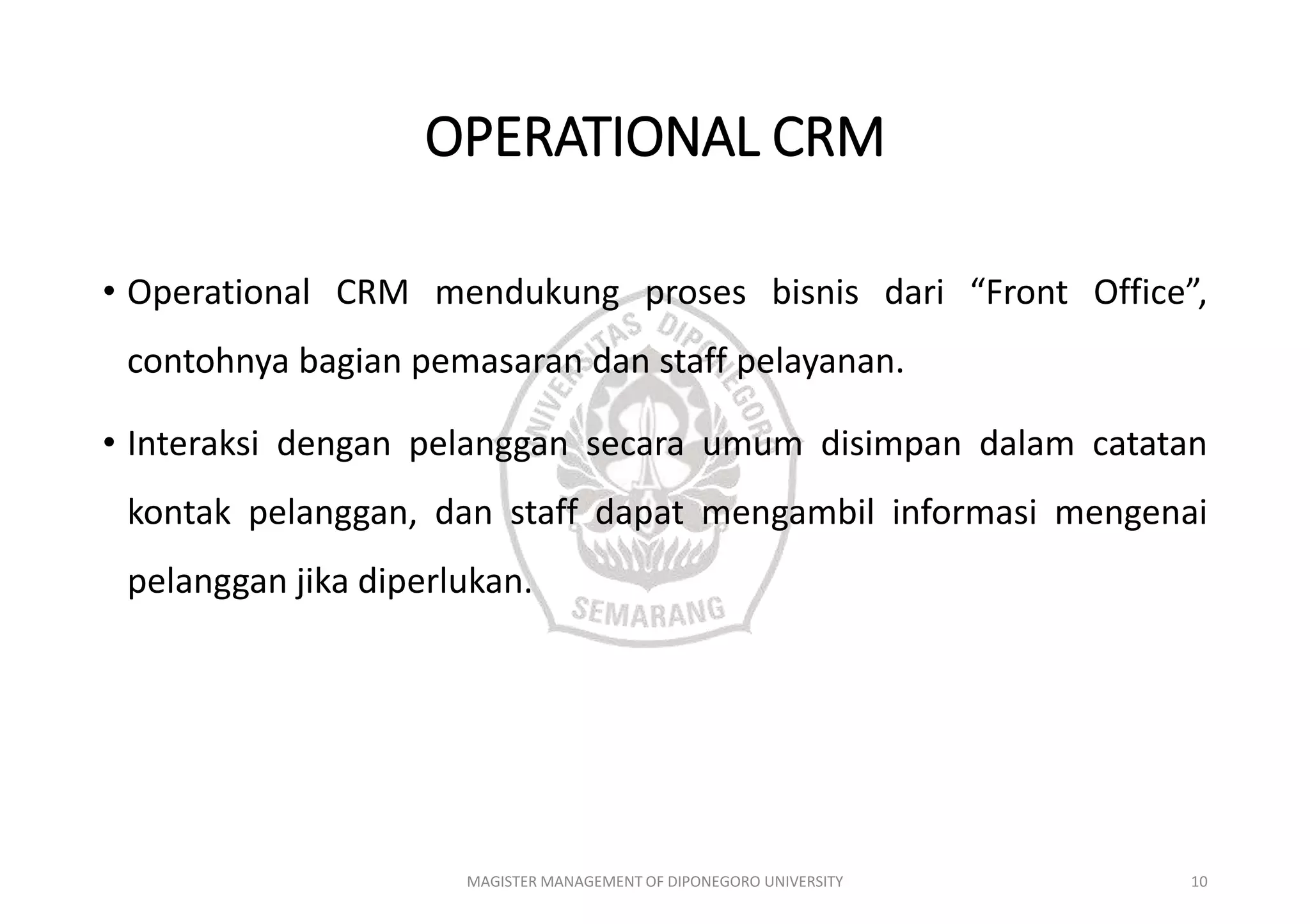 Customer Relationship Management PPT | PPTX