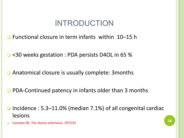 NATURAL HISTORY OF ASD, VSD, PDA | PPTX | Heart and Cardiovascular ...